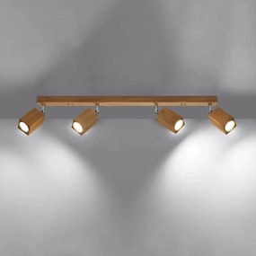 Sollux Lighting Stropní svítidlo KEKE 4 dub