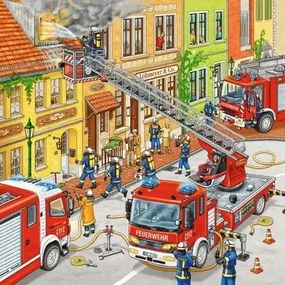 Ravensburger Hasiči - 3x49 dílků / od 5 let