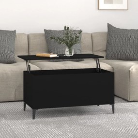 vidaXL Konferenční stolek 90x44,5x45 cm kompozitní dřevo [819592] Barva: Černá
