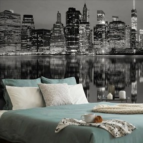 Tapeta Manhattan černobílý - 225x150 cm