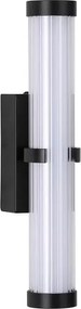 Searchlight 63124-1BK Nástěnné LED svítidlo CLAMP černé 32cm IP44
