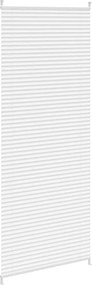 Plisovaná roleta 90 x 200 cm bílá 240608
