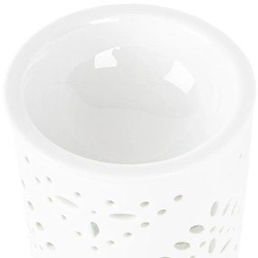 Porcelánová aromalampa Whittle bílá, 8,5 x 12 cm