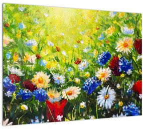 Obraz divokých květin (70x50 cm)