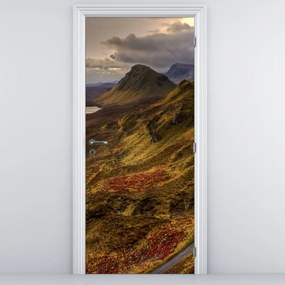 Fototapeta na dveře - Skotské hory (95x205cm)