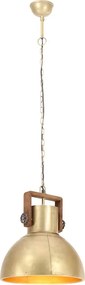 Industriální závěsné svítidlo 25 W mosazné kulaté 40 cm E27 320532