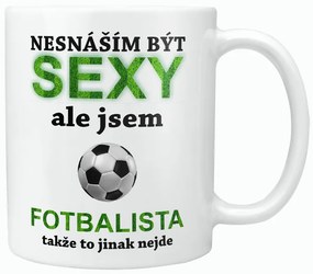 Hrnek Sexy fotbalista (Náplň hrníčku: Žádná)