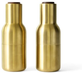 Audo (Menu) Mlýnky na sůl a pepř Bottle, set 2ks, brushed brass