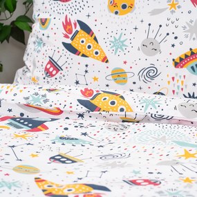 4Home Dětské bavlněné povlečení Cosmic Adventure, 140 x 200 cm, 70 x 90 cm