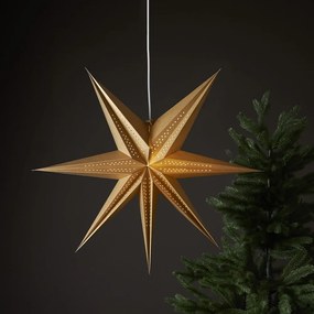 Vánoční světelná dekorace ve zlaté barvě ø 60 cm Point - Star Trading