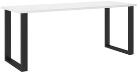 Casarredo Jídelní stůl PILGRIM 185x67 cm černá/bílá