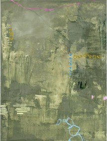 Ručně malovaný obraz na plátně 88x118 cm Green Petite – Malerifabrikken