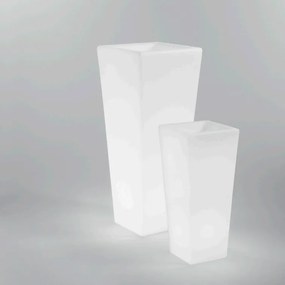 FAN I-GECO-VASO-Q-XL Dobíjecí LED váza dobíjecí GECO bílá 4W 240LM RGBW stmívatelné IP65 vč.dálk.ovladače 90 x 38 cm - FANEUROPE