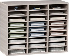 Organizér na dřevěnou literaturu Třídič na papír Držák na ukládání papíru – KLFC-13