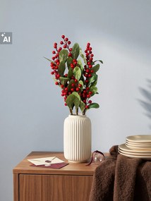 Sinsay - Vánoční dekorativní větvičky s bobulemi 3 pack - vícebarevná