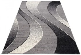 Moderní kusový koberec CHEAP K857A šedý Rozměr: 100x250 cm