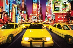 Plakát - New York Taxi (Times Square)