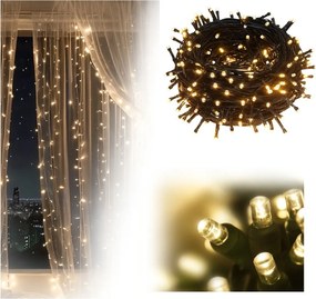 Vánoční světýlka vnitřní teplá bílá 300 LED