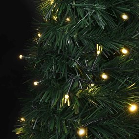 Pop-up umělý vánoční stromek s LED osvětlením zelený 210 cm 321525