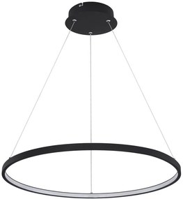 Globo 67192-29b led závěsné stropní svítidlo ralph 1x29w | 1250lm | 3000k - nastavitelná výška, černá, opál