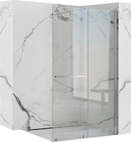 Rea - Cortis posuvná sprchová zástěna 100x195cm, 6mm sklo, čiré sklo/chromový profil, REA-K7210
