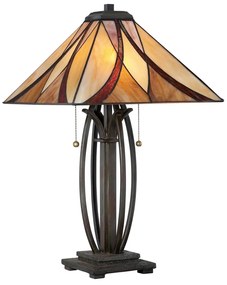 Tiffany stolní lampa ASHEVILLE