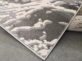 BE Koberec Elite 8752 GREY - šedý obdélníkový Rozměr: 120x180 cm