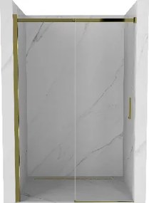 MEXEN - Omega dveře sprchové posuvné, 100 cm, transparentní - zlatá - 825-100-000-50-00
