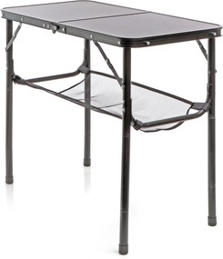 Kempingový stůl Toboli – 80 × 40 cm, 70 cm, černá (63538)
