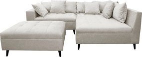 XXXLutz ROHOVÁ SEDAČKA, textil, světle šedá MID.YOU - Sedací soupravy - 001628000336