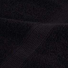 6dílná sada ručníků Premium SOLUND černá 600 g/m² 137565