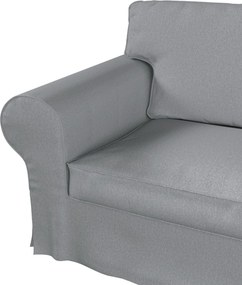 Potah na pohovku IKEA Ektorp 2-místná s lenoškou barva šedá látka pletený vzor