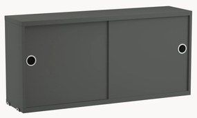 Skříňka pro modulární regálový systém's posuvnými dveřmi String System