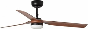FARO 33817-21 PUNT M LED, černá/tmavé dřevo, stropní ventilátor s DC motorem - FARO