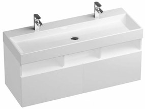 Koupelnová skříňka pod umyvadlo Ravak Natural 120x45 cm bílá X000001053