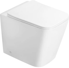 Mexen Cube stojací WC mísa Rimless s pomalu zavíratelným slim sedátkem, duroplast, bílý lesk - 32924000
