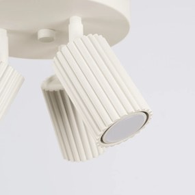 Sollux Lighting Stropní svítidlo KARBON 3P béžové barvy