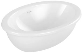 Villeroy & Boch Loop&Friends - Umyvadlo vestavné, 485x325 mm, s přepadem, CeramicPlus, alpská bílá 4A5400R1