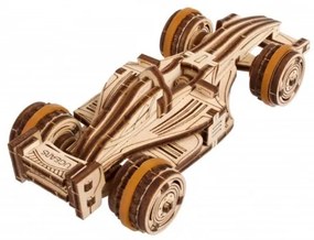Ugears 3D dřevěné mechanické puzzle Compact Racer