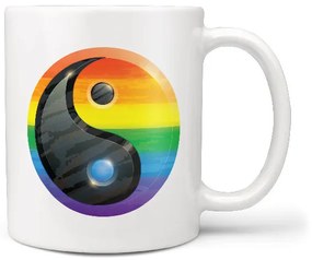 Hrnek LGBT YinYang (Náplň hrníčku: Žádná)