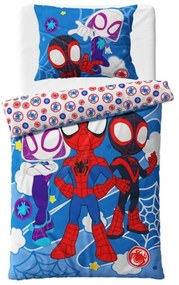 Carbotex Mikroplyšové povlečení Spidey Úžasní přátelé 140x200, 70x90 cm