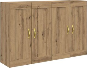 Nástěnná skříň 2 ks Artisanový dub 69,5 x 34 x 90 cm 3402690