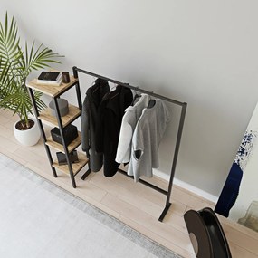 Kalune design Otevřená šatní skříň ISTINYE 170x160 cm