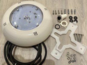 Bazénové světlo LED na kříž 14W/12V pro plast, laminát (náhrada 100W světla)
