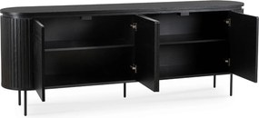 Komoda Beck 200 cm černá