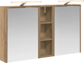 Sada koupelnových skříněk 3 ks 106 x 16 x 62,5 cm 3403807