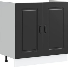 Kuchyňská skříň Kalmar Černá 80 x 46 x 81,5 cm Kompozitní dřevo 3315002