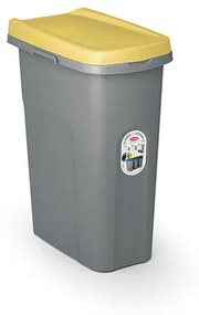 Odpadkový koš na třídění odpadu HOME ECO SYSTEM 25 litrů žlutá