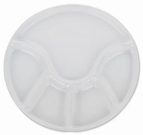 KELA Fondue talíř ANNELI bílá 21,5 cm KL-67403