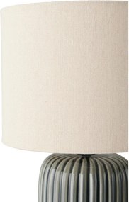 Šedá/béžová látková stolní lampa (výška 36 cm) Mizu – Ellos Home